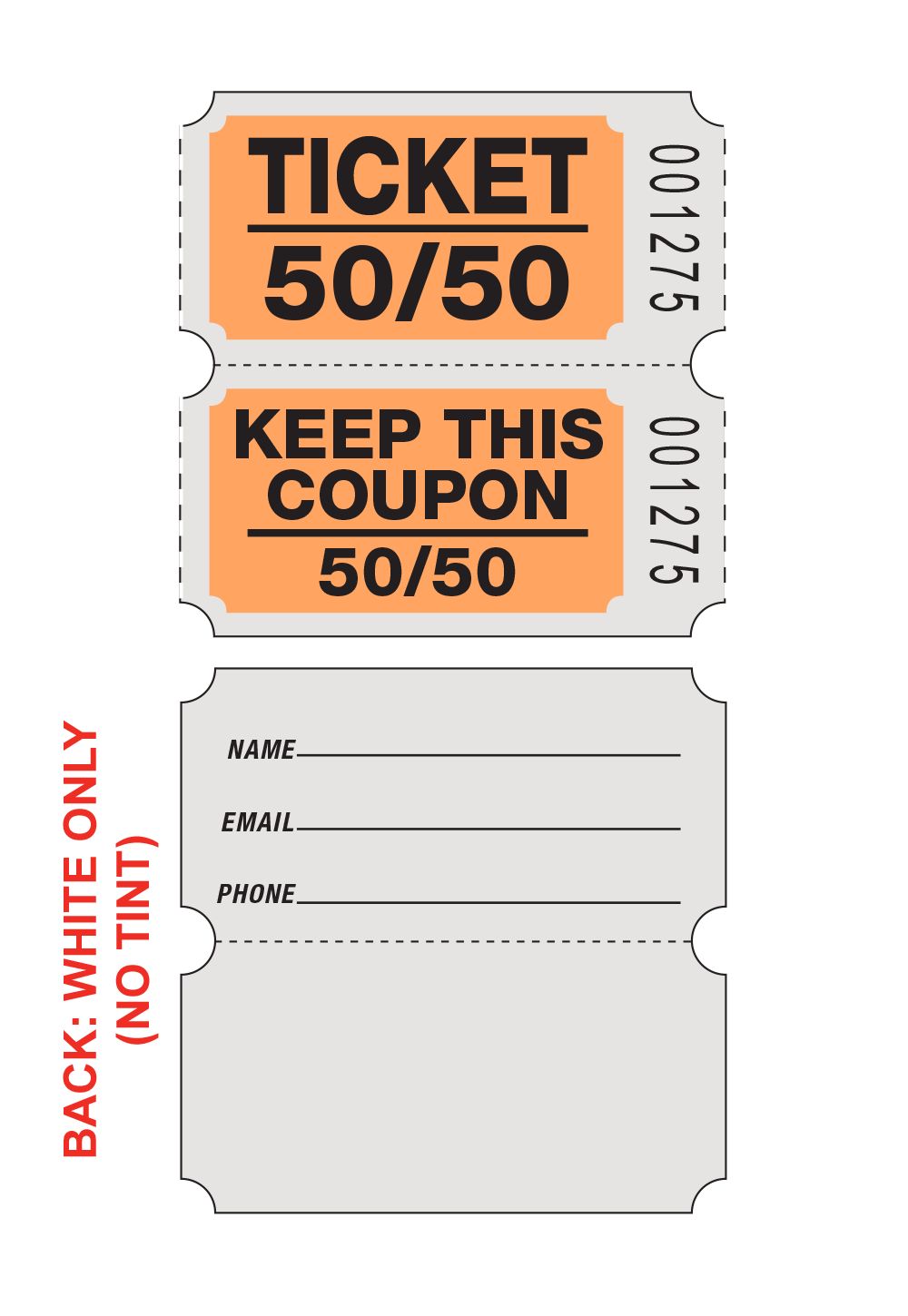 Coupon Roll Tickets (2,000/Roll) | Canada Ticket | Stock Tickets